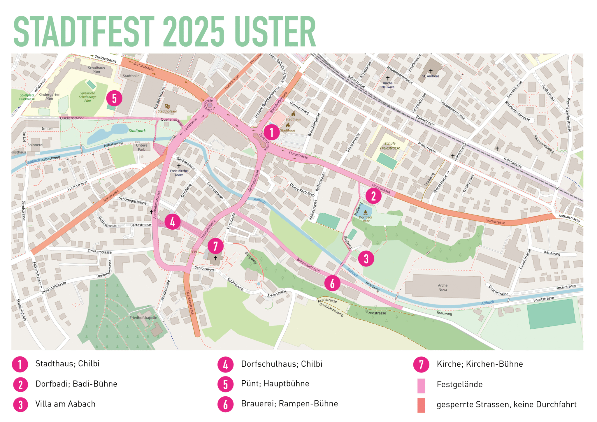 Infos - Stadtfest Uster 2025
